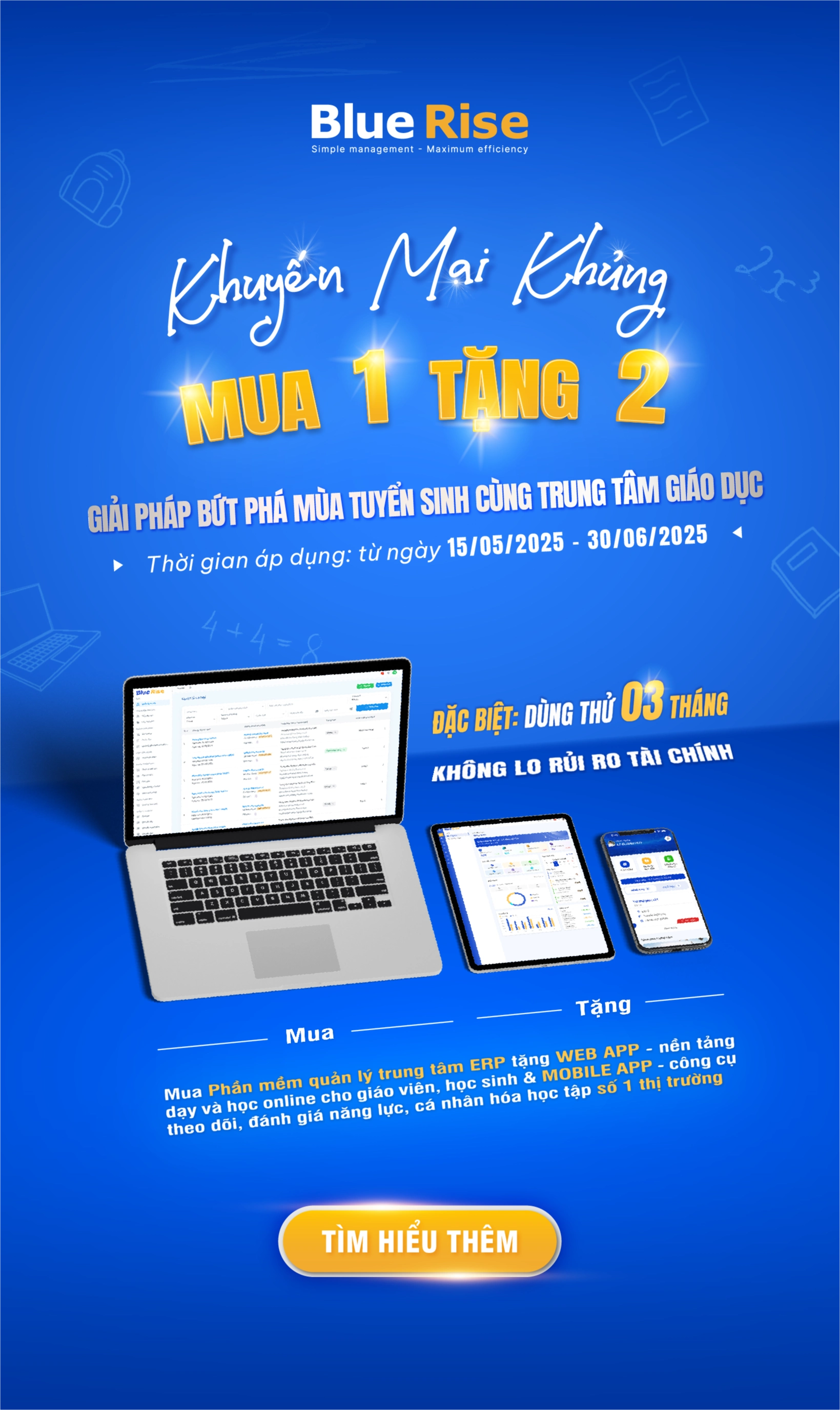 Bluerise - Giải Pháp Quản Trị Giáo Dục Toàn Diện Hiệu Quả