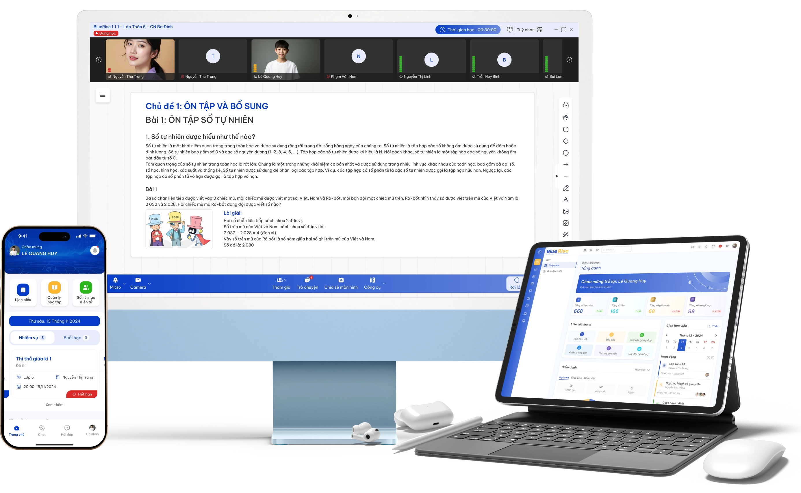 Bluerise - Giải Pháp Quản Trị Giáo Dục Toàn Diện Hiệu Quả