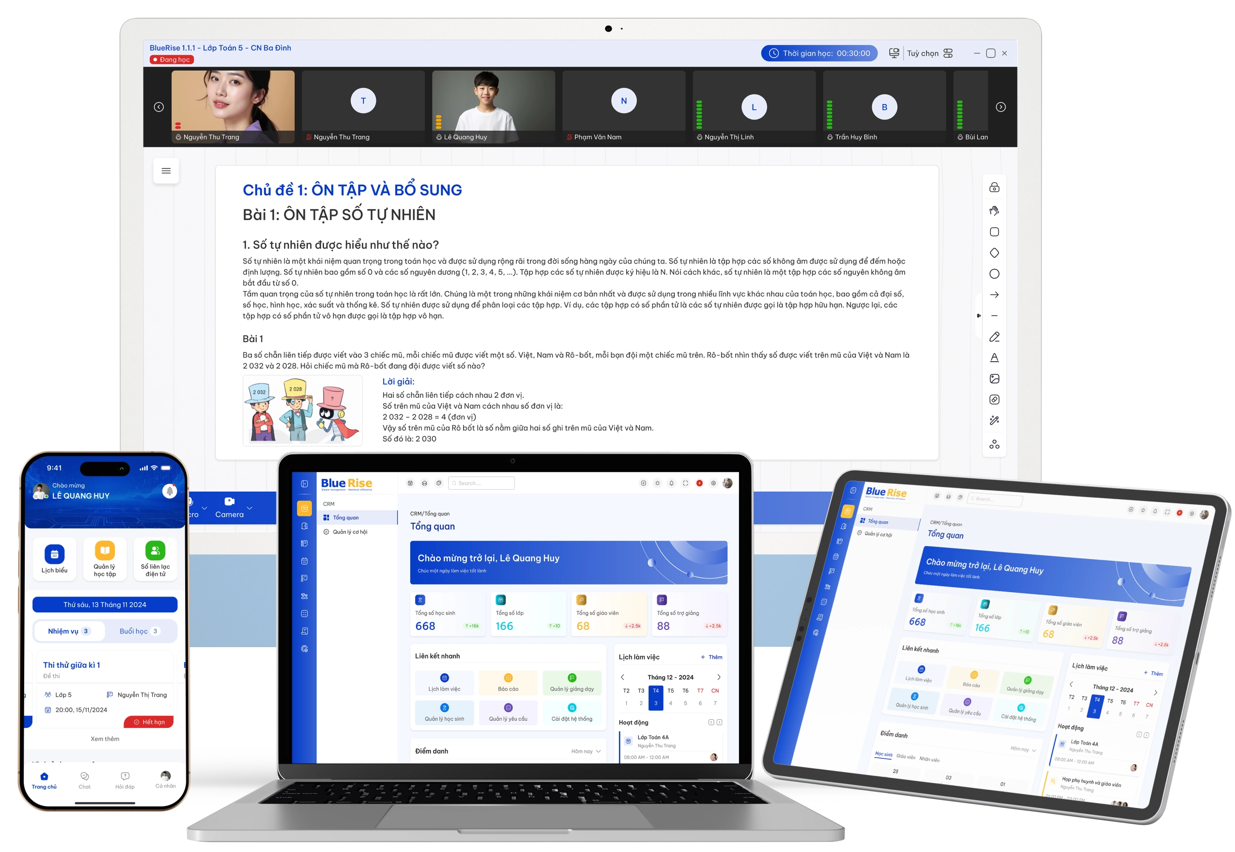 Bluerise - Giải Pháp Quản Trị Giáo Dục Toàn Diện Hiệu Quả