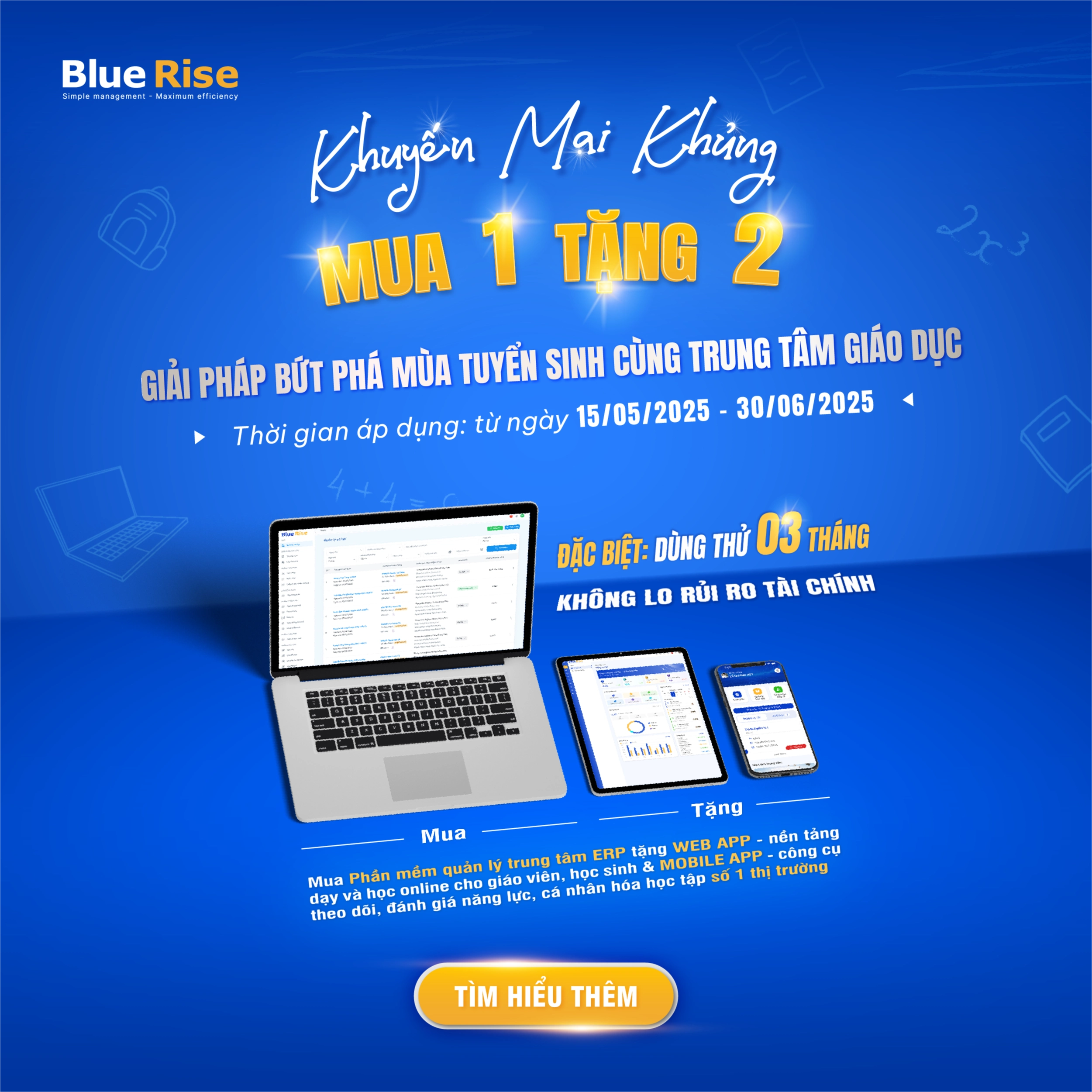 Bluerise - Giải Pháp Quản Trị Giáo Dục Toàn Diện Hiệu Quả