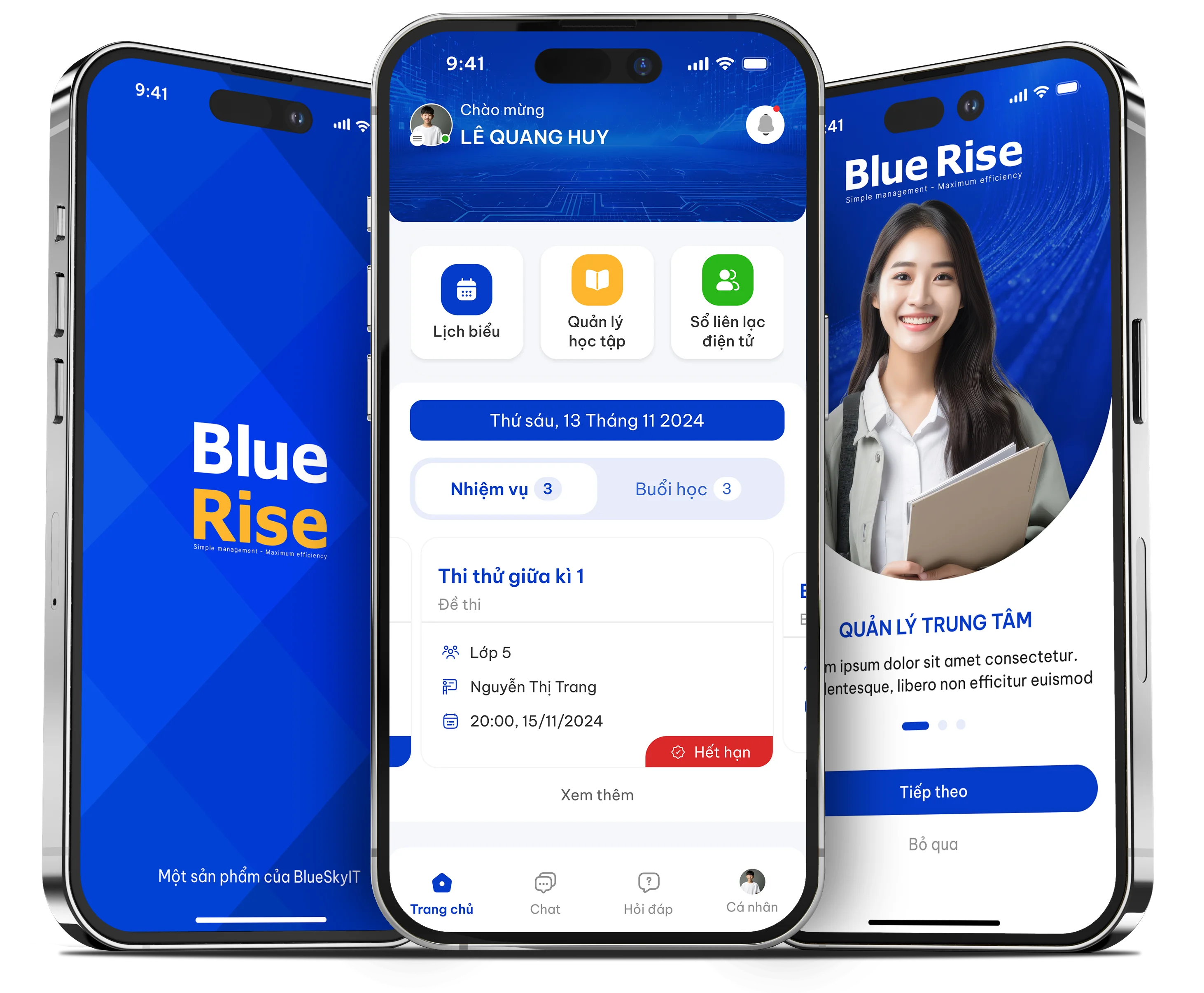 Bluerise - Giải Pháp Quản Trị Giáo Dục Toàn Diện Hiệu Quả